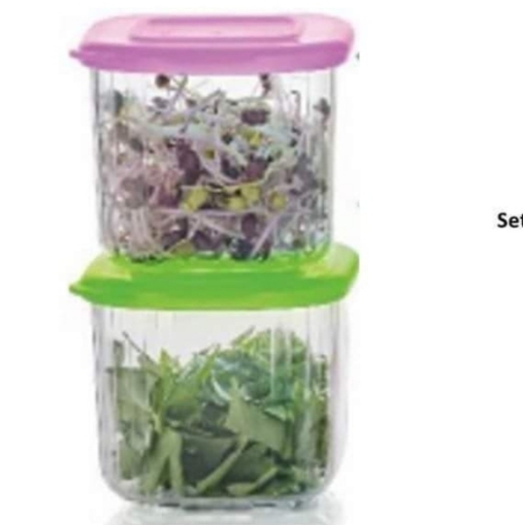 Tupperware | Kitchen | Tupperware Clear Mates Mini Set Of 2 | Poshmark
